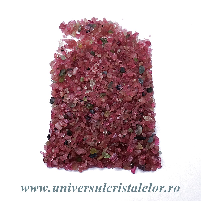 Turmalina roz chips - Universul Cristalelor