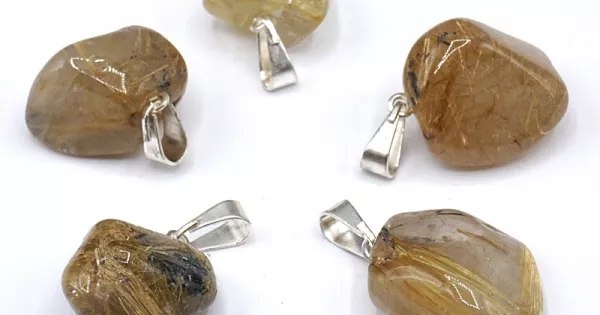 Pandantiv cuart rutilat - Universul Cristalelor