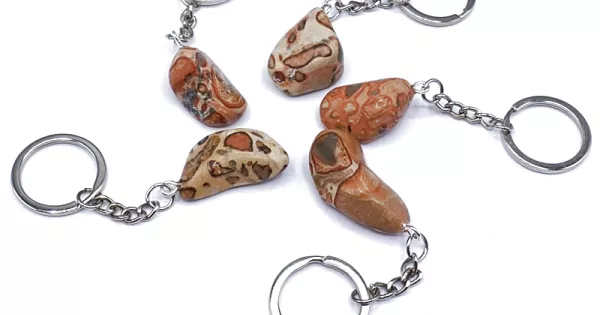 Breloc jasp leopard - Universul Cristalelor