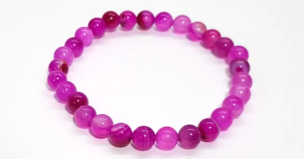 Bratara agat roz - Universul Cristalelor