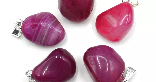 Pandantiv agat roz - Universul Cristalelor