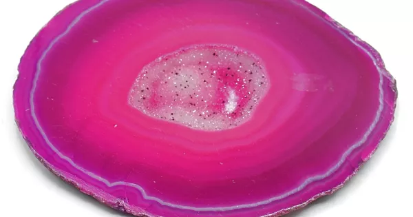 Felie agat roz - Universul Cristalelor