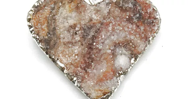 Pandantiv calcedonie inima - Universul Cristalelor