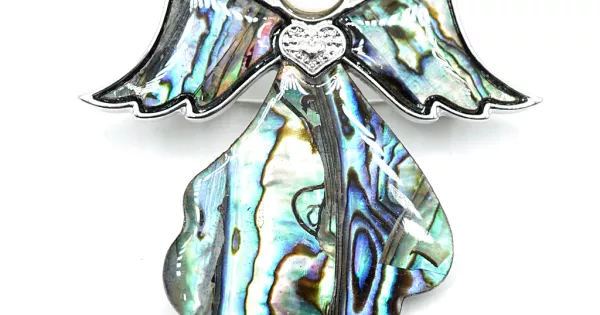 Brosa pandantiv Abalone - Inger|Universul Cristalelor