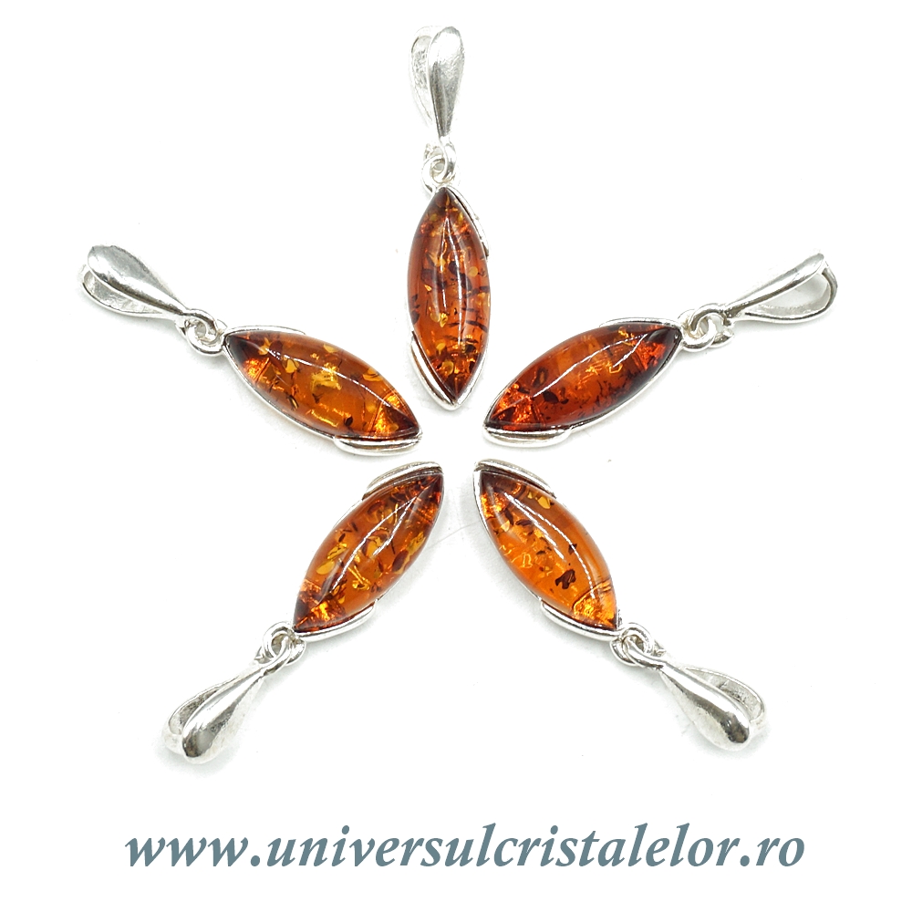 Pandantiv chihlimbar - Universul Cristalelor