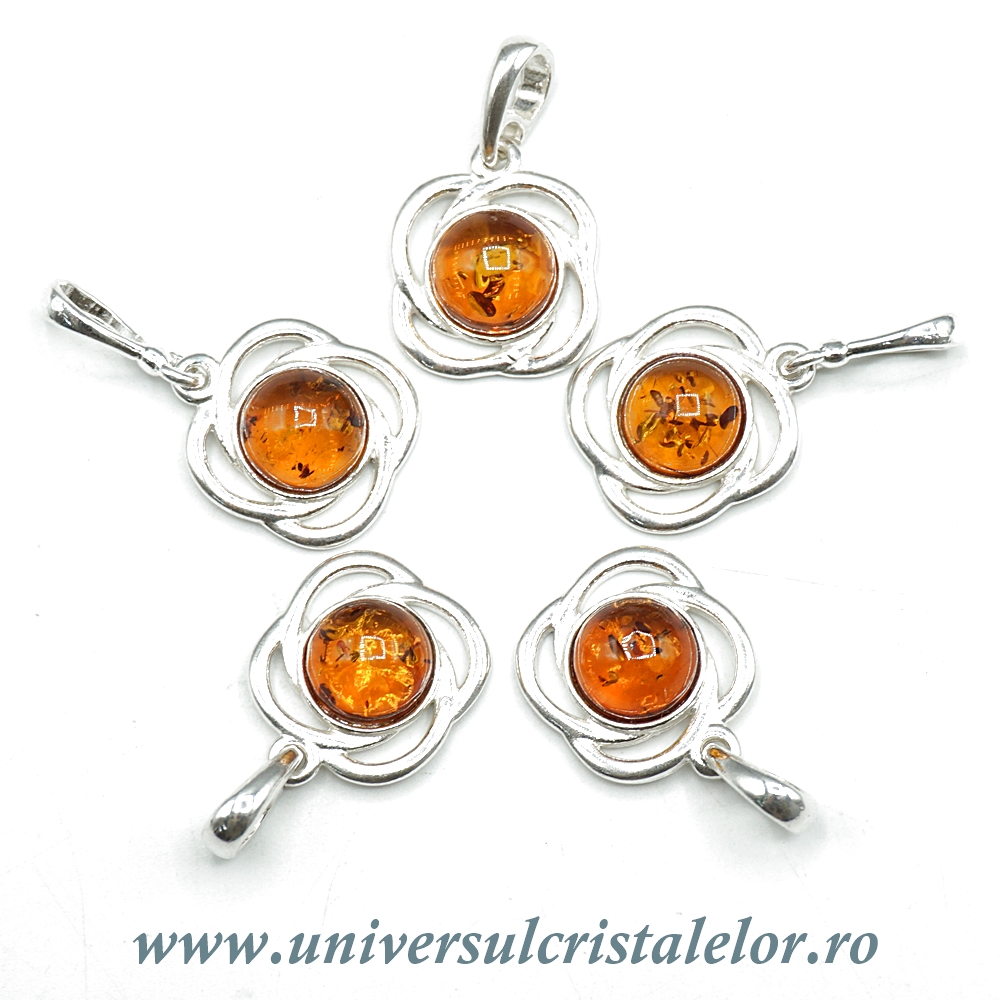 Pandantiv chihlimbar - Universul Cristalelor