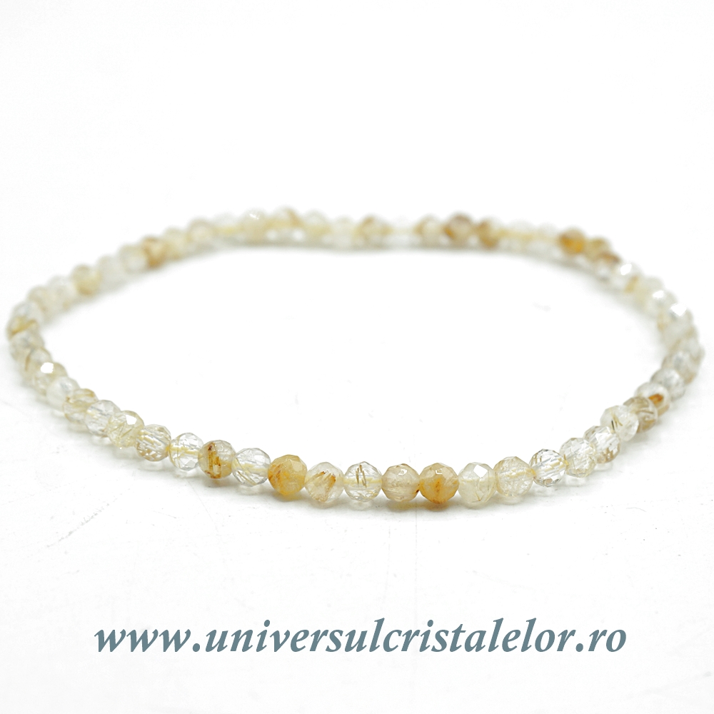 Bratara cuart rutilat - Universul Cristalelor