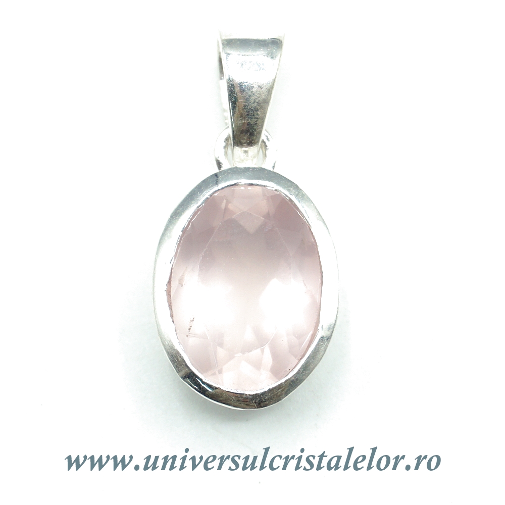 Pandantiv cuart roz - Universul Cristalelor