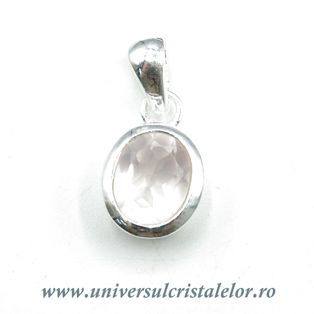 Pandantiv cuart roz - Universul Cristalelor