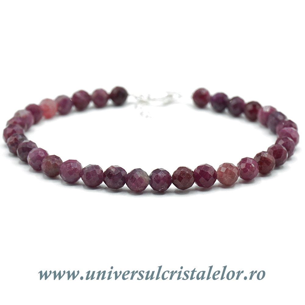 Bratara turmalina rosie - Universul Cristalelor